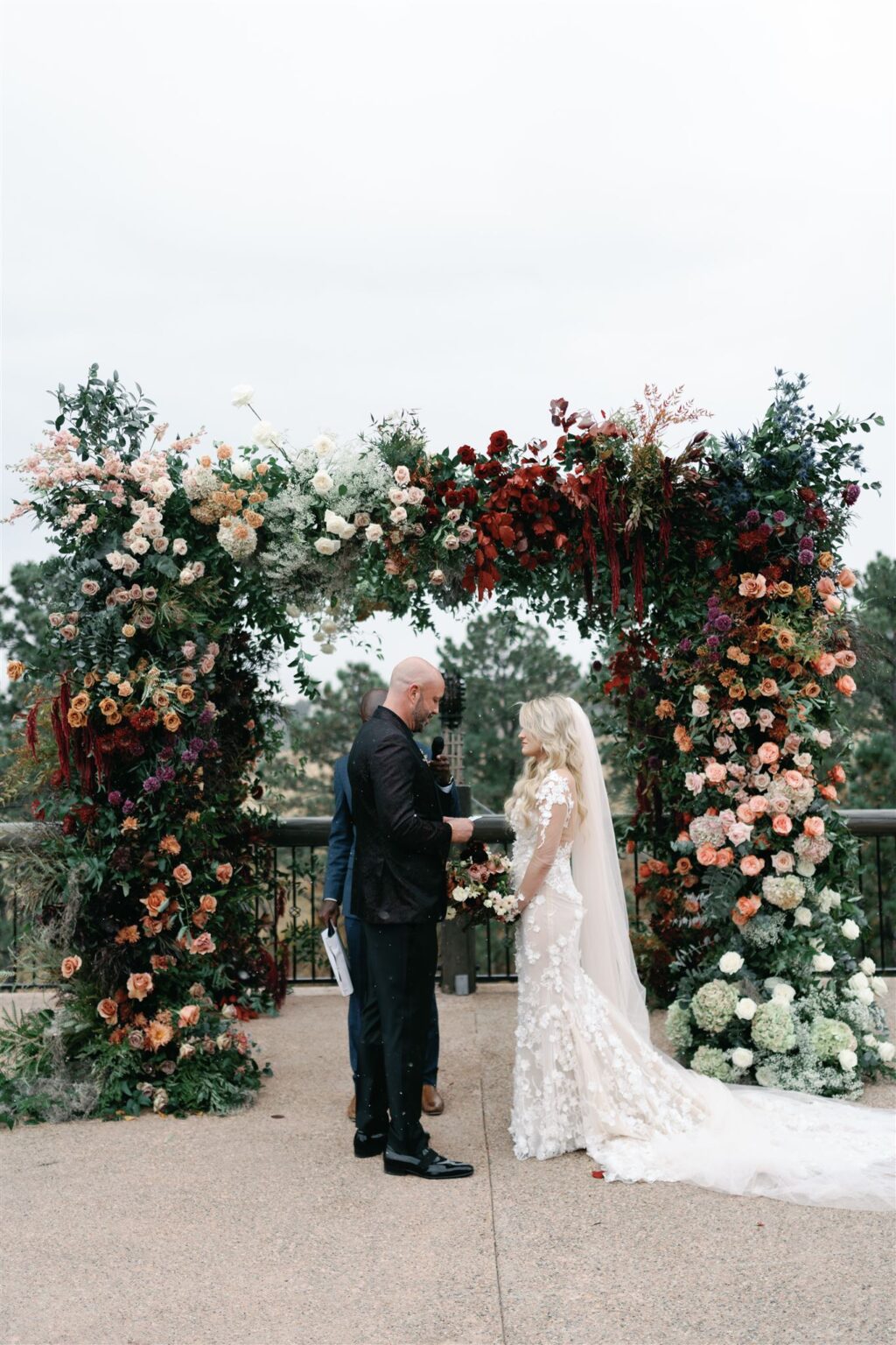 A Snowy & Moody Wedding in Colorado Springs - Calluna Events